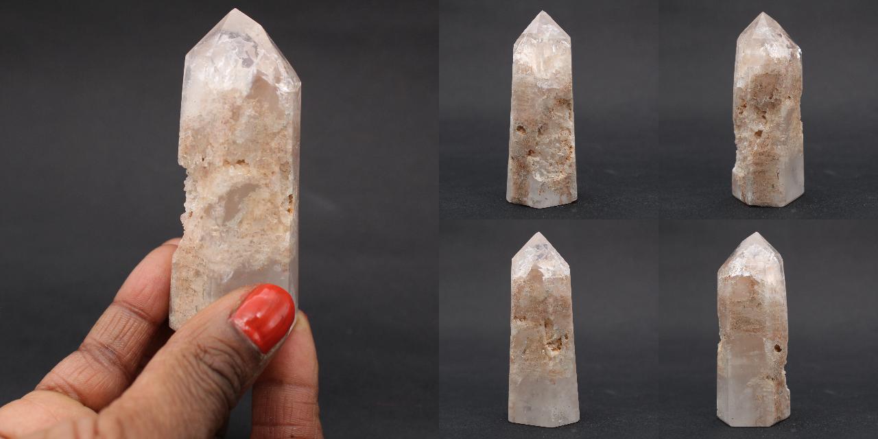 Inclusión prisma cuarzo Madagascar 96gr 79mm | 21€