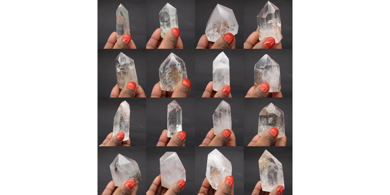 Prisma de cuarzo bitterminado Madagascar 1.72kg mm