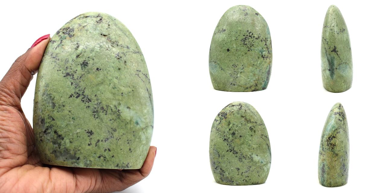 Forma libre de feldespato verde Madagascar 700gr 11cm | 21.75€ | Ref ...